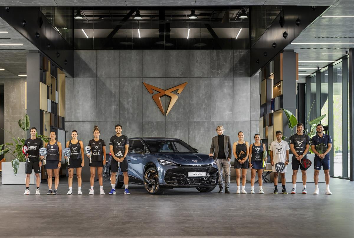 CUPRA refuerza su compromiso con el pádel - Cluster Pádel