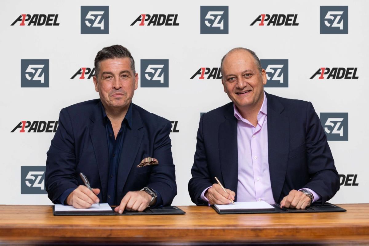 A1 Padel partners with the sports and entertainment agency 54 - Padel ...